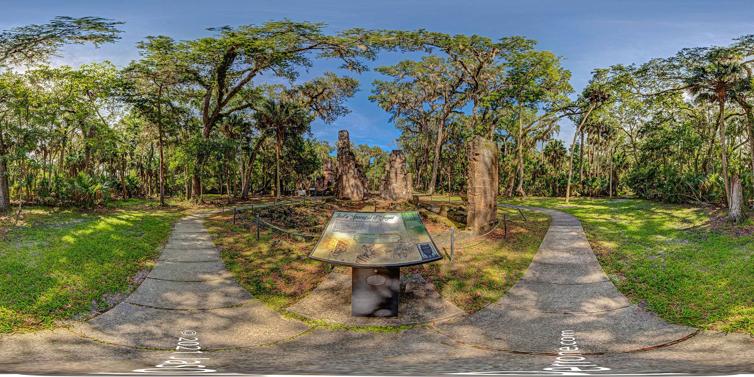 Bulow Plantation Ruins - Abandoned in 360