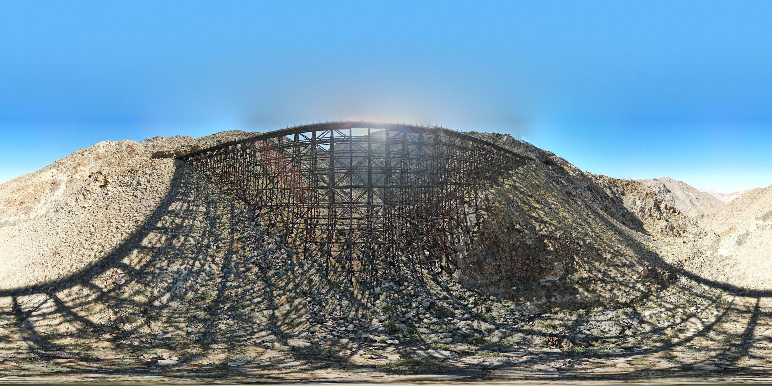 Goat Canyon Trestle Bridge - Abandoned in 360