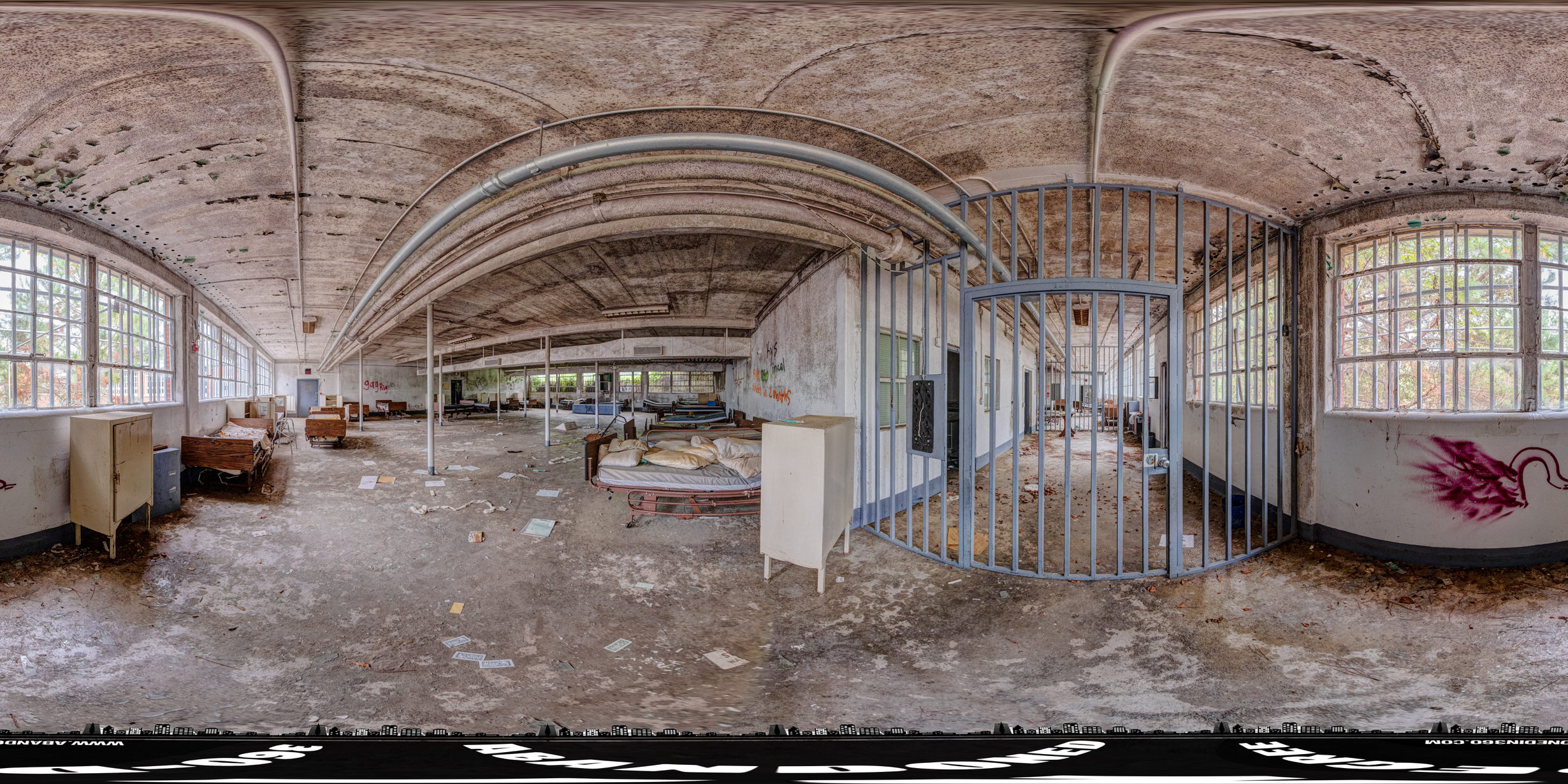 Washington Building at Men’s State Prison - Abandoned in 360